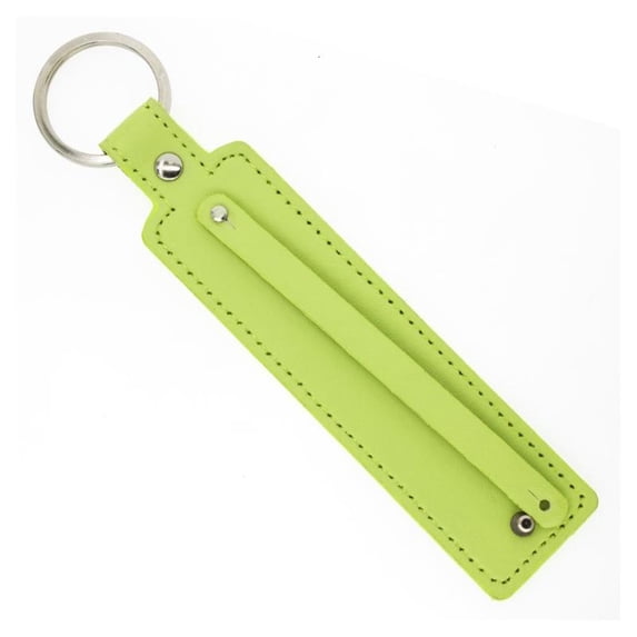 ANXPTIME 14 Colors Men PU Keychain Casual Unisex Business Keyring ...