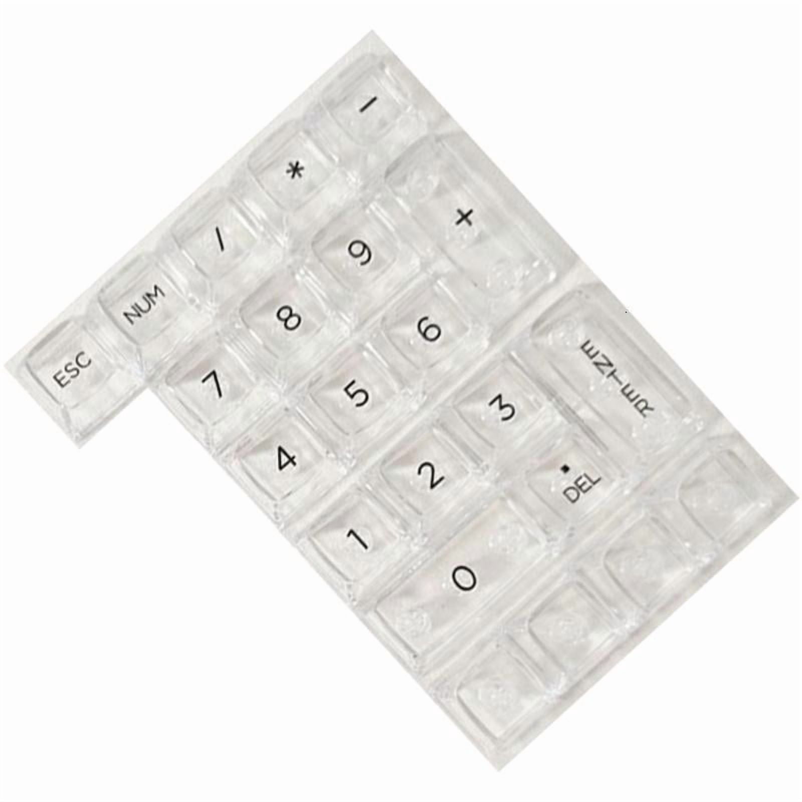 ANXPTIME 22Key Transparent Keycaps for Numeric Keypad Ice Crystal MX ...