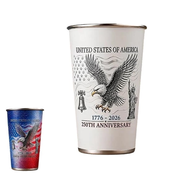 ANXPTIME 250th Anniversary Stainless Steel Cold-Activated Color ...