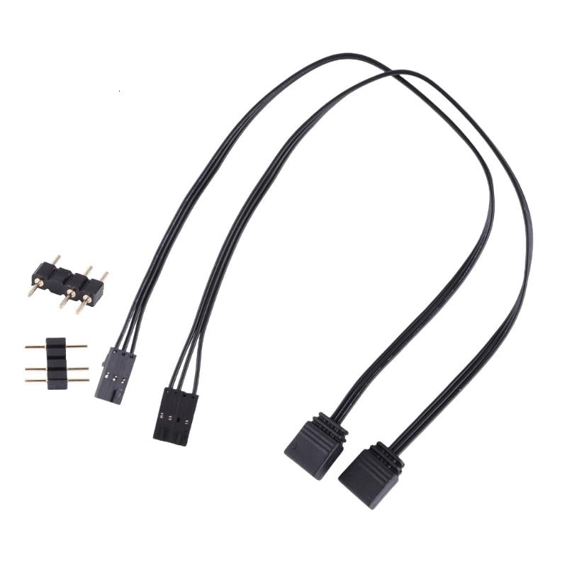 ANXPTIME 2PCS Adapter Cable for Corsairs RGB to Standard ARGB 4Pin 3Pin ...