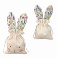 ANXPTIME 2Pcs Creative Easter Rabbit Ears Bags Drawstring Gift Bag ...