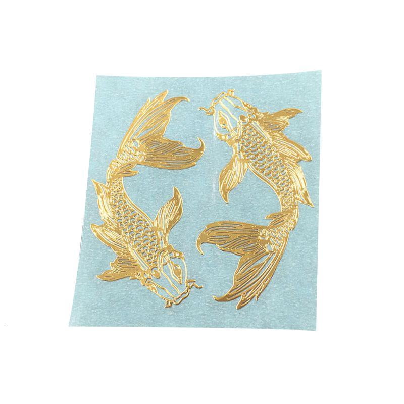 ANXPTIME 2Pcs/Pair Golden Carp Fish Epoxy Resin Mold Material Metal ...