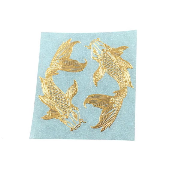 ANXPTIME 2Pcs/Pair Golden Carp Fish Epoxy Resin Mold Material Metal ...