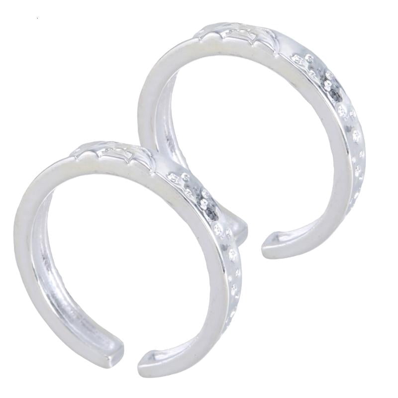 ANXPTIME 2Pcs Pattern Rings Versatile Sun Moon Rings Set Stackable ...