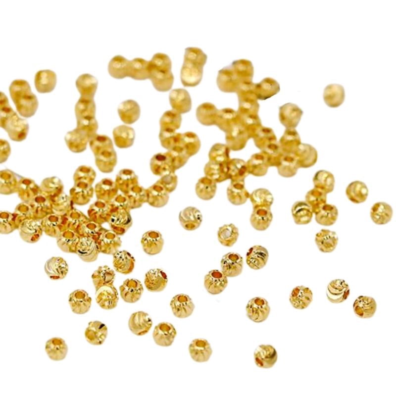 ANXPTIME 3/4/5/6mm Round Ball Beads Metal Spacer Beads Bracelets ...