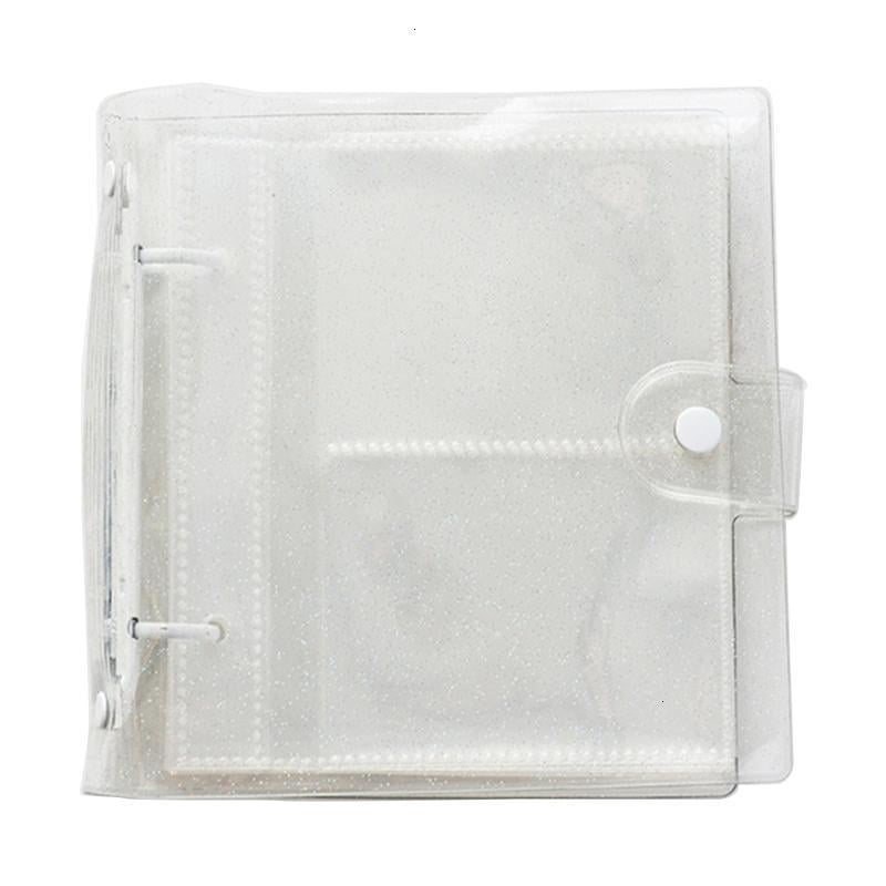 ANXPTIME 3 Inch Mini Photo Album Book Clear PVC 3 Rings Kpop Photocard ...