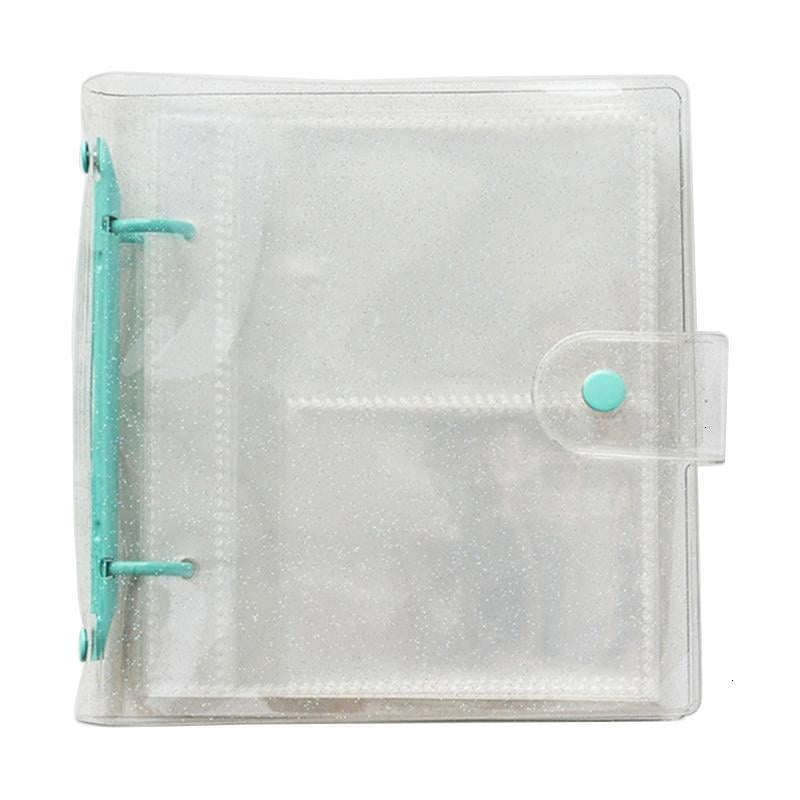 ANXPTIME 3 Inch Mini Photo Album Book Clear PVC 3 Rings Kpop Photocard ...