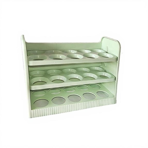 ANXPTIME 3 Layer Eggs Tray Organizers Keep Eggs Safe And Visible In ...