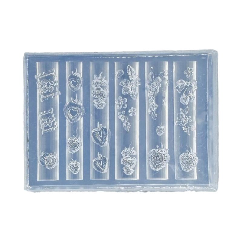 ANXPTIME 3D Nail Art Moulds Delicate Shape Nail Art Template Moulds ...