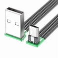 ANXPTIME 480Mbps Speed Data Cord USB to USB 5Pin Up Bend Cable Support ...