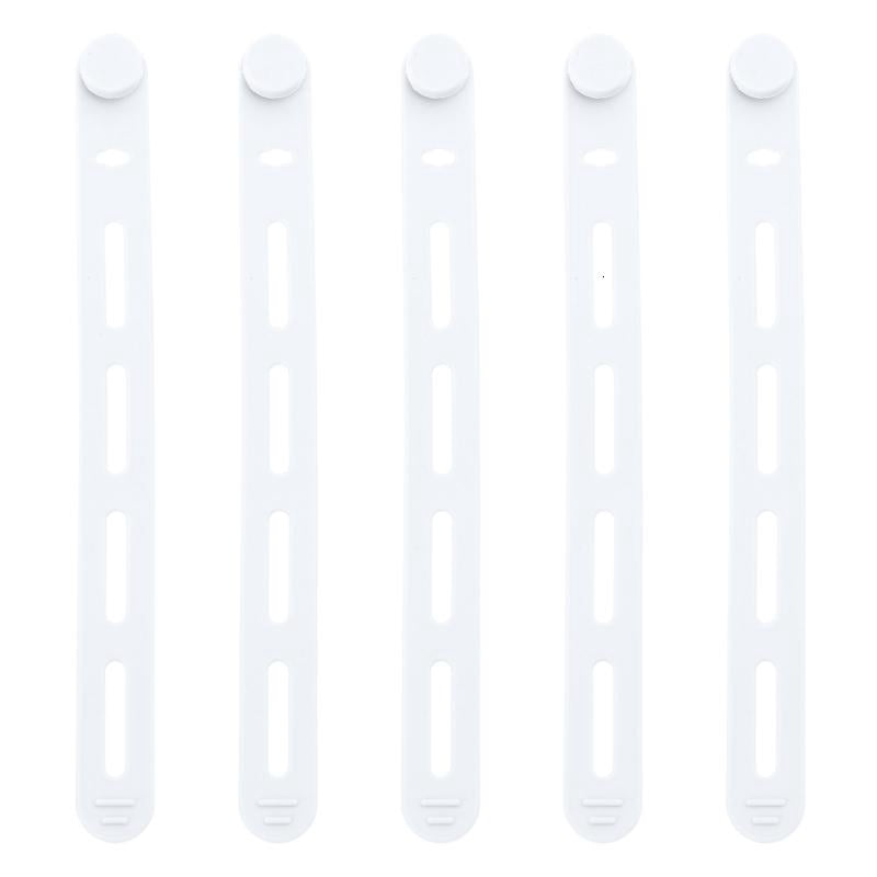ANXPTIME 5Pcs Adjustable Silicone Cable Organizers Ties Reusable Wire ...