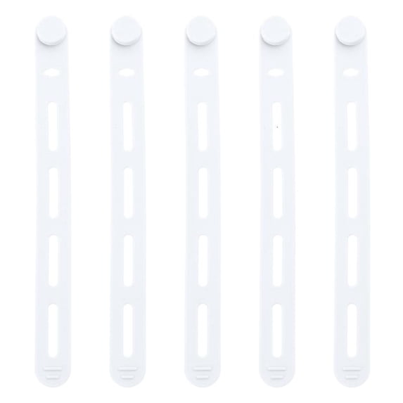 ANXPTIME 5Pcs Adjustable Silicone Cable Organizers Ties Reusable Wire ...