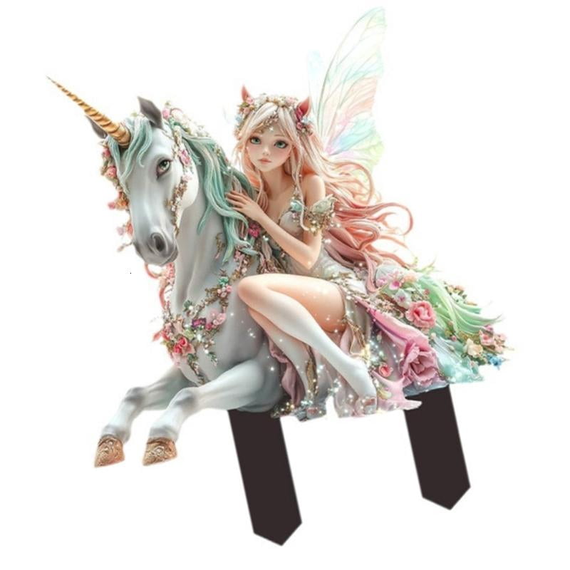 ANXPTIME Acrylic Stake Elf Plant for Indoor and Outdoor Figurines Elf ...