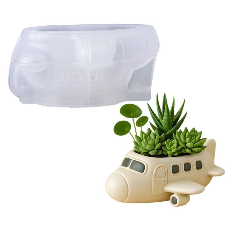 ANXPTIME Aircraft Silicone Candle Cup Molds For Making Candle Cup ...