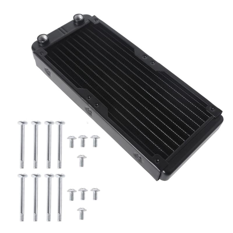 ANXPTIME Aluminum Radiator 10 Row Tubes Heat Exchanger Radiator for CPU ...