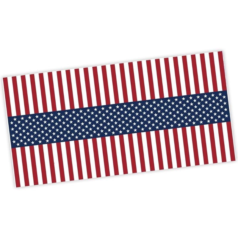 ANXPTIME American Flag Disposable Plastic Table Cover Patriotics ...