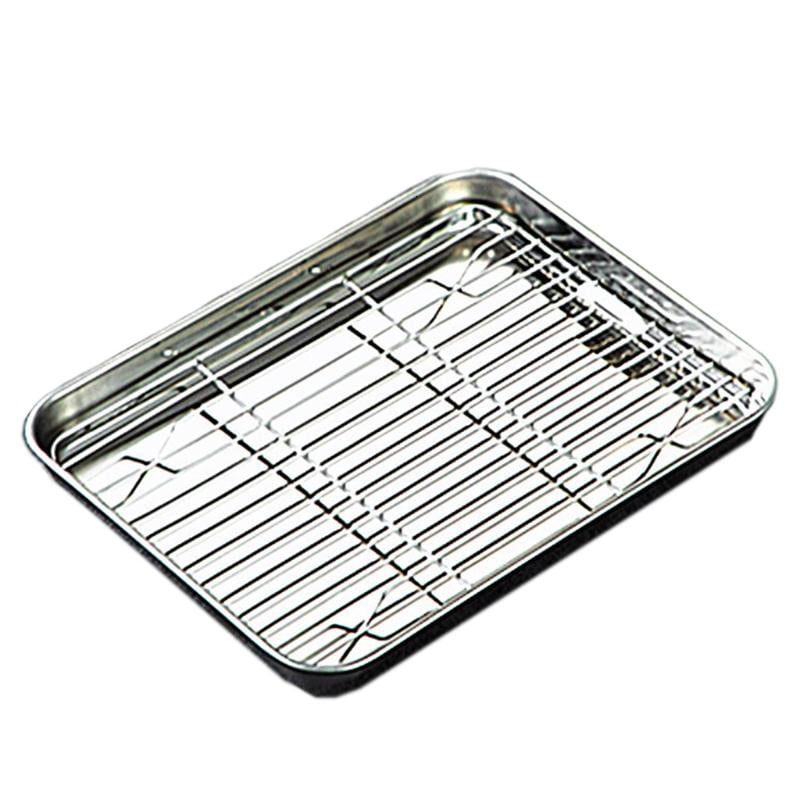 ANXPTIME Baking Sheet Tray with Removable Rack Set Stainless Steel ...