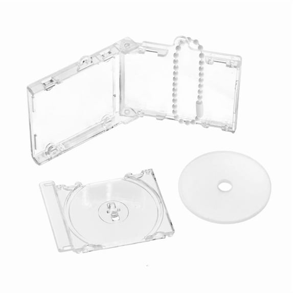 ANXPTIME Blank Disc Case Keychain Disc Album Keychain Music Album ...