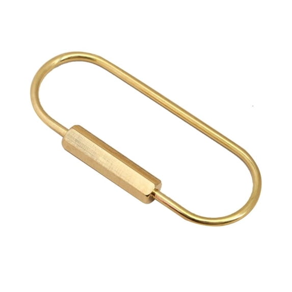 ANXPTIME Brass Screw Lock Keychain Clip Fashion Key Holders Clip D ...