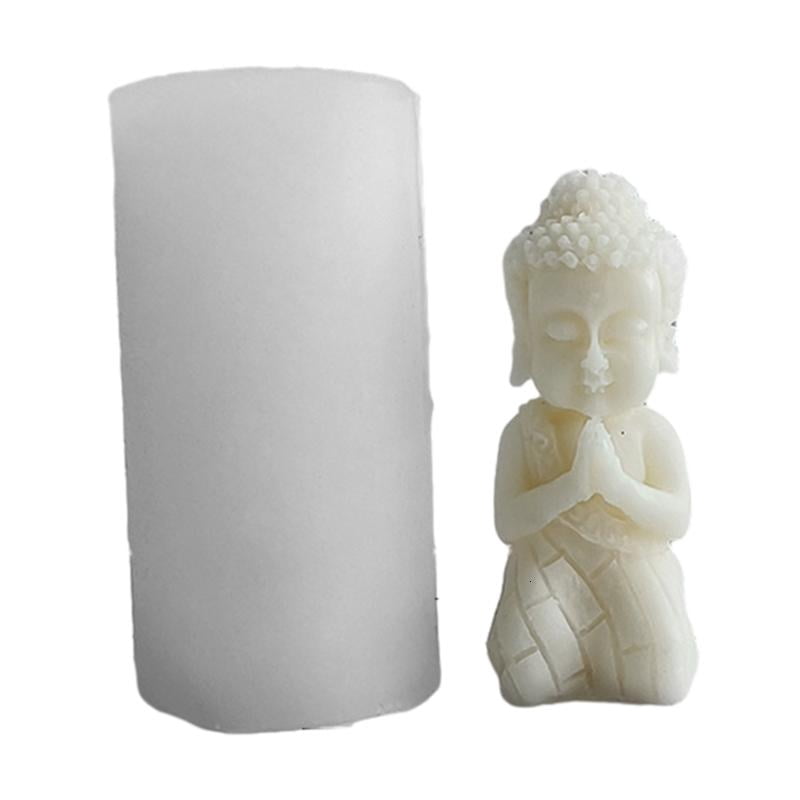 ANXPTIME Buddhas Silicone Candle Mold Cake Chocolate Making Tool Gypsum ...