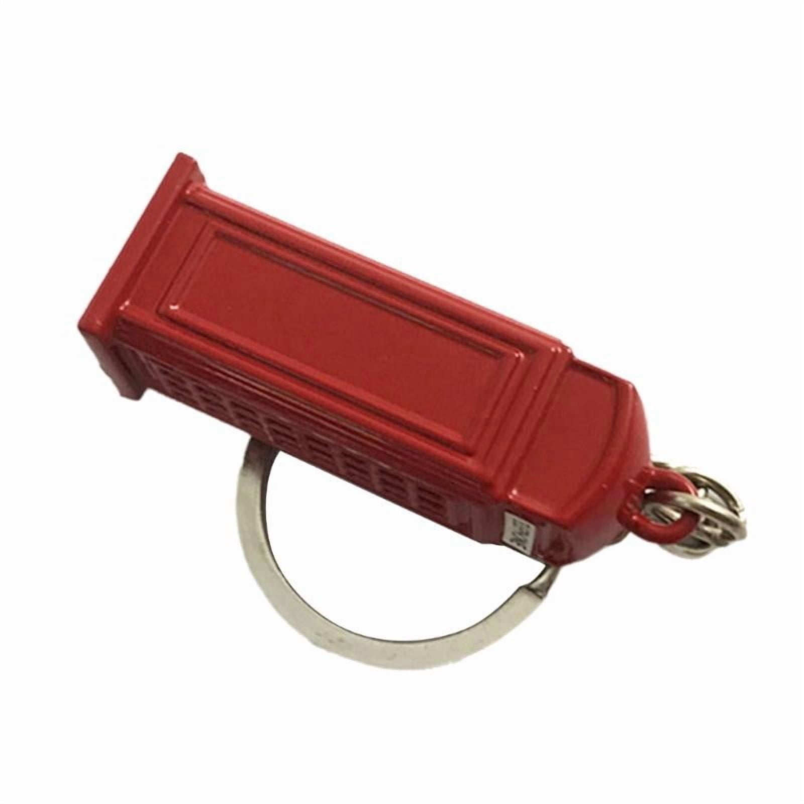 ANXPTIME Bus Keychain Telephone Box Keyring Post Box Key Holder Zinc ...