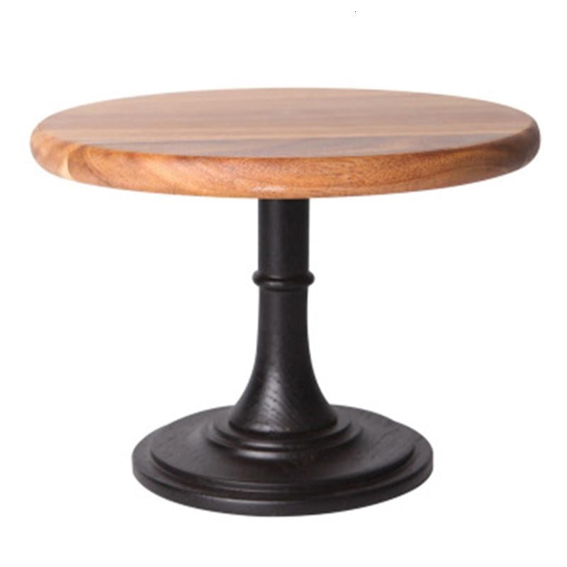 ANXPTIME Cake Stand Wooden Top Cupcake Display Dessert Plates for ...