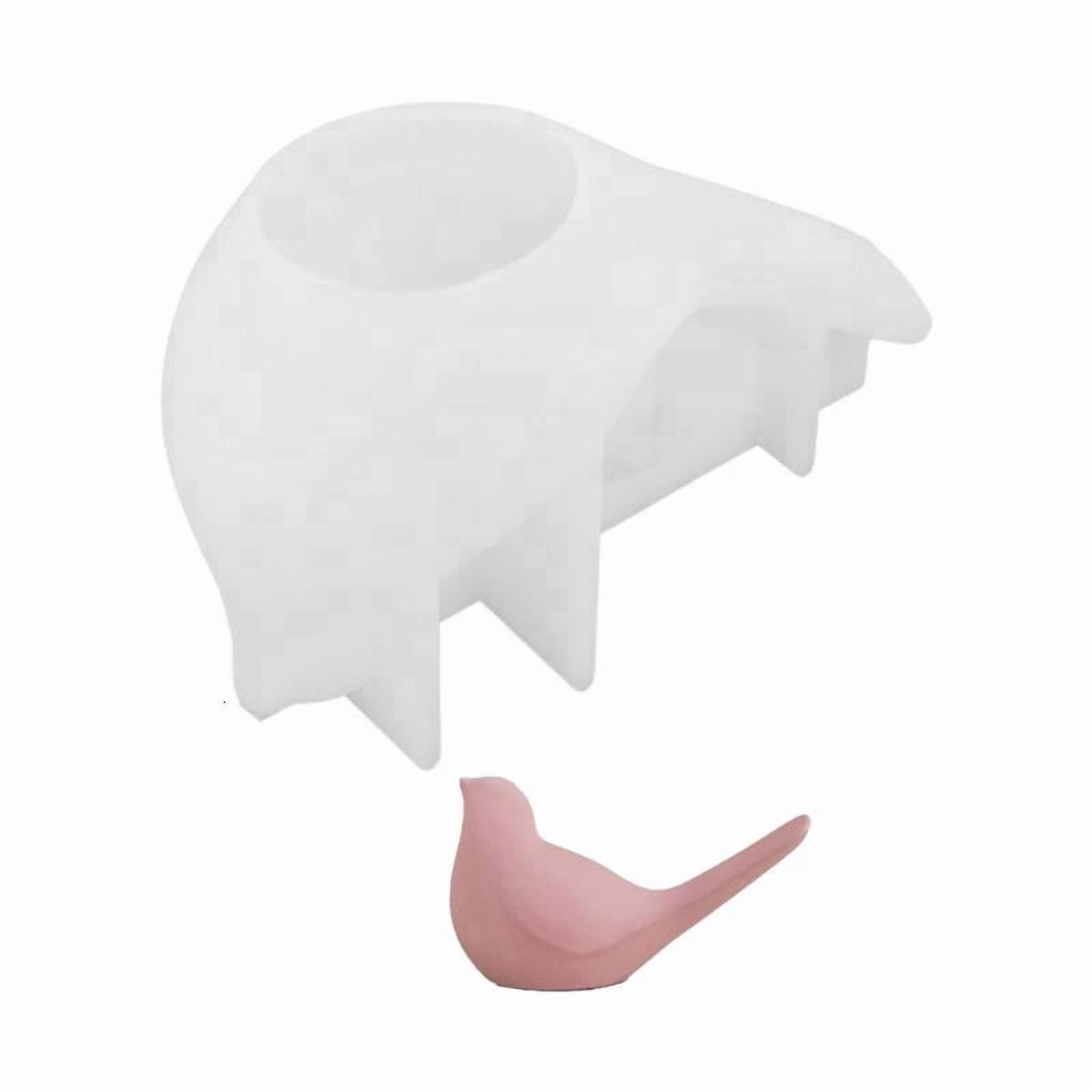 ANXPTIME Candle Making Moulds Bird Shape Crafting Mold Silicone Texture ...