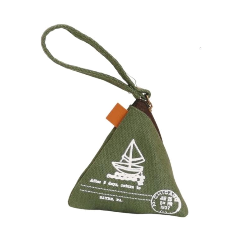 ANXPTIME Canvas Zongzi Shaped Coin Purse For Small Items Storage ...