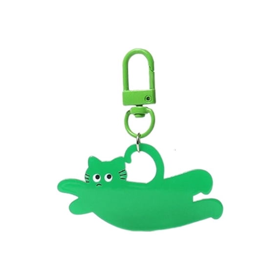 ANXPTIME Cartoon Cat Pendant Lovely Shaped Keychain Plastic Keyring Bag ...
