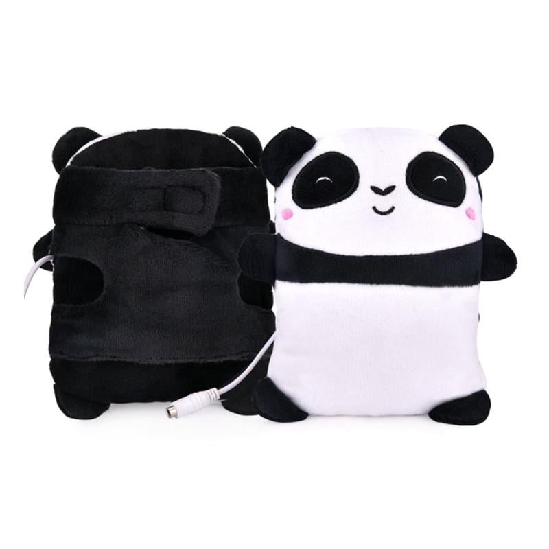ANXPTIME Cartoon Panda USB Electric Heated Gloves Cute Fingerless ...