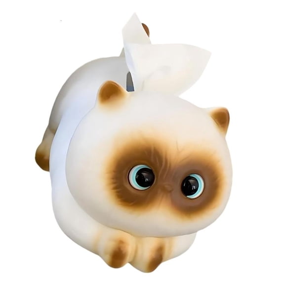 ANXPTIME Charm Siamese Cats Themed Tissue Dispenser For Coffee Table ...