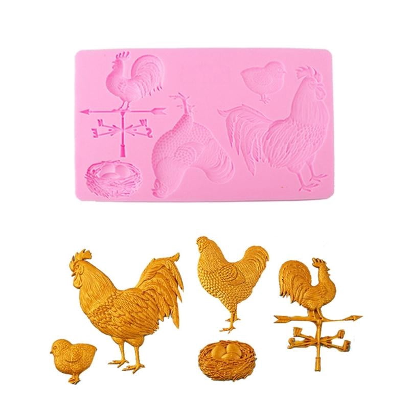 ANXPTIME Chocolate Moulds Chicken Nest Shaped Baking Molds Fondant ...