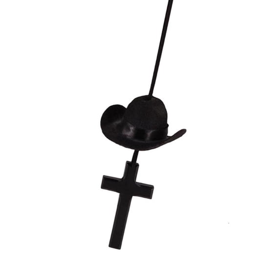 ANXPTIME Christian Western Cowboy Hat and Crosses Charm for Car ...
