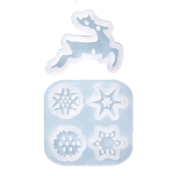 ANXPTIME Christmas Epoxy Resin Mold DIY Jewelry Making Moulds for ...