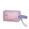ANXPTIME Clear Meshes Cosmetic Pouch With Large Capacity Makeup Bag For ...
