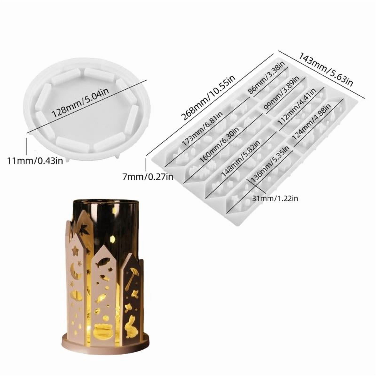 ANXPTIME Crafting Moulds Hollow House Moulds for Resin Crafts and Home ...