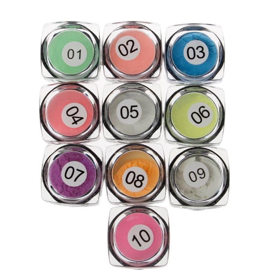 ANXPTIME Creative Luminous Powder 10-Color Resin Epoxy Dye Pigment for ...