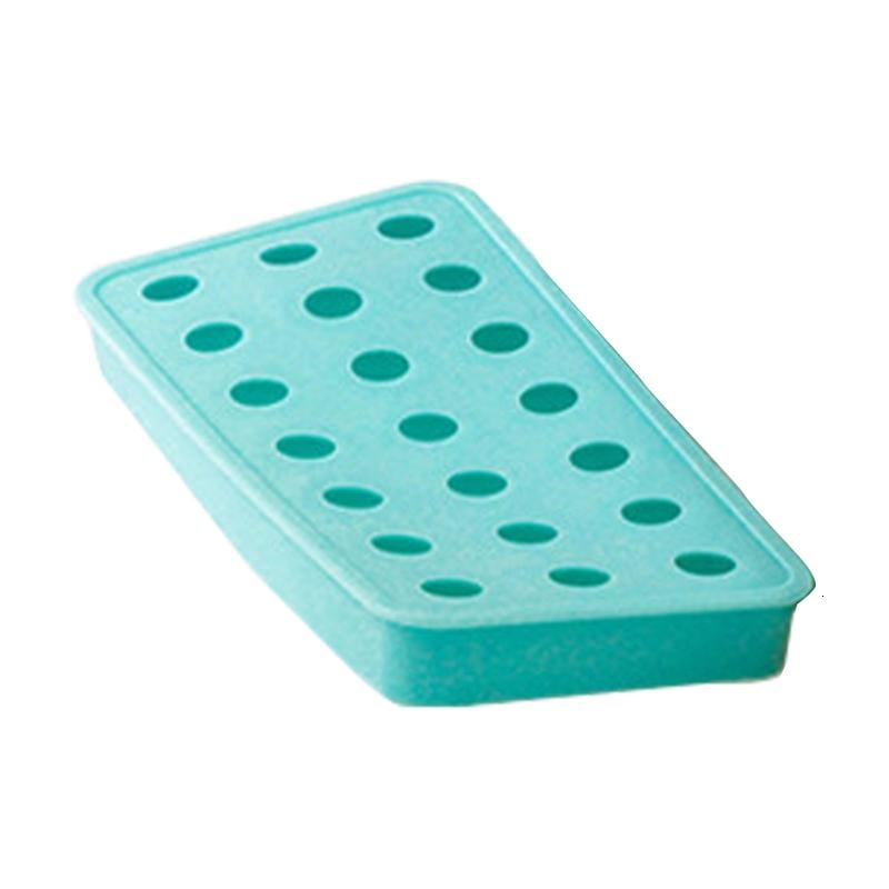 ANXPTIME Creative Round Ice Cube Tray with Lid Silicone Ice Cube Mold ...