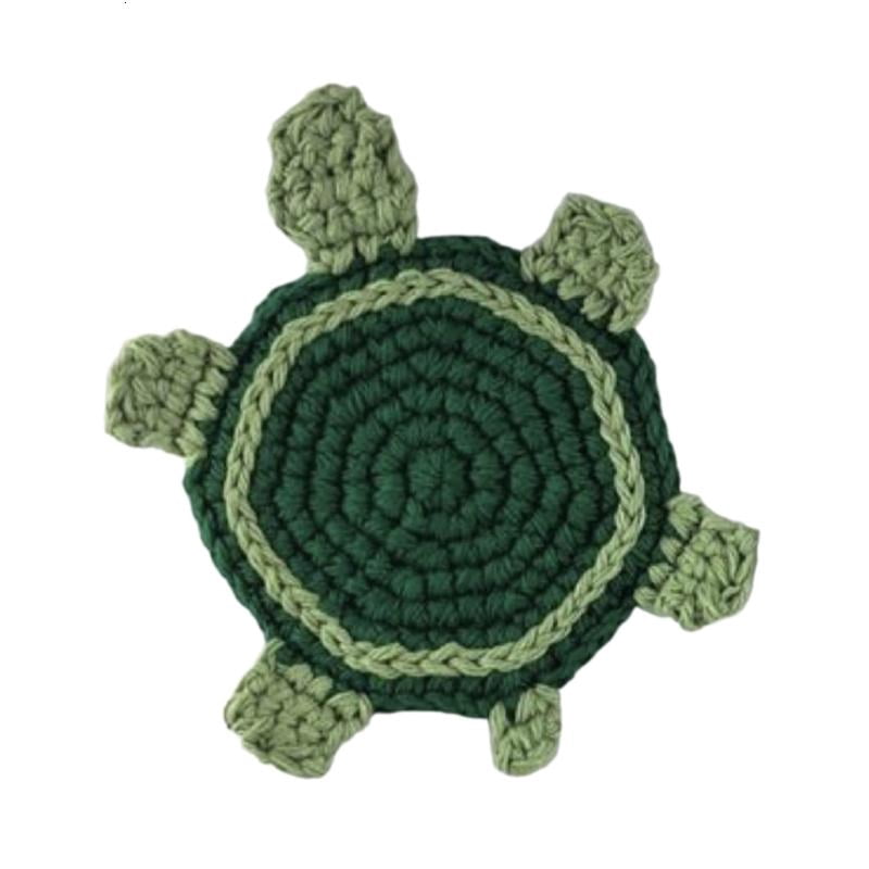 ANXPTIME Crochet Coaster Eye Catching Coaster Cute Cup Mat Wool Thread ...
