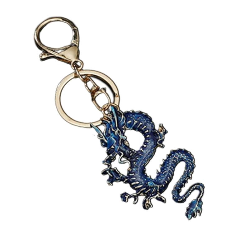 ANXPTIME Crystal Keychain Chinese Dragon Pendant Keyring Stylish Mobile ...