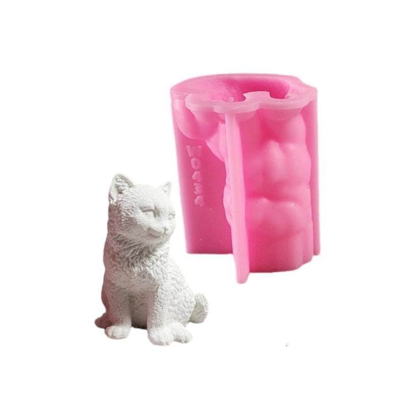 ANXPTIME Cute Cats Shaped Ornament Making Moulds Beautiful Home Decors ...
