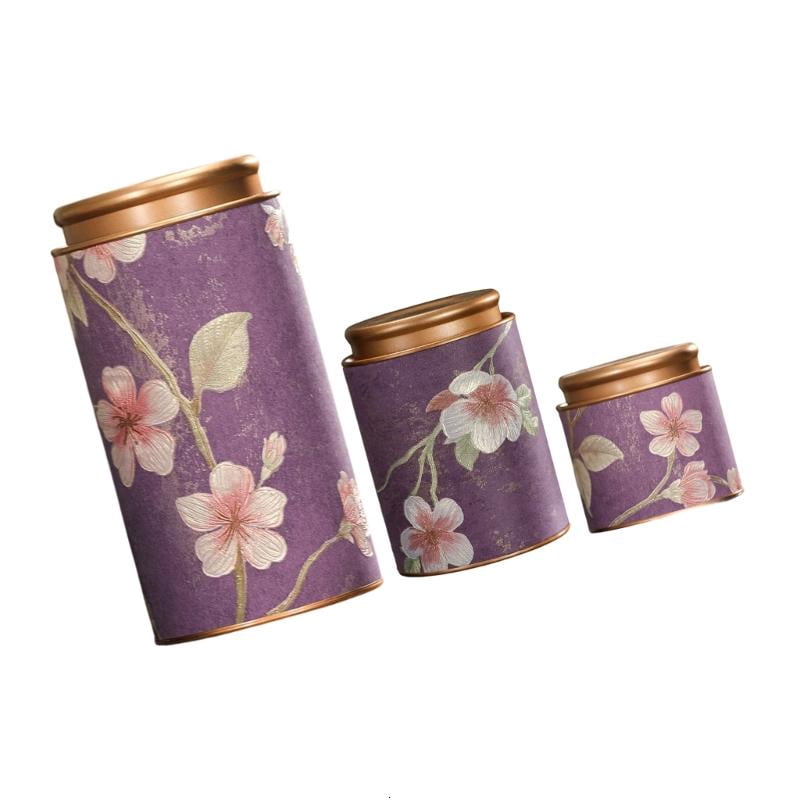 ANXPTIME Decorative Metal Teas Container Perfect For Home Kitchens ...