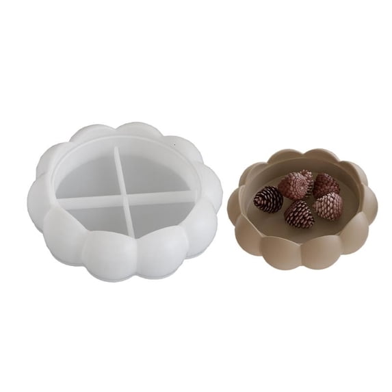 ANXPTIME Decorative Tray Molds Flower Shape Silicone Texture Suitable ...