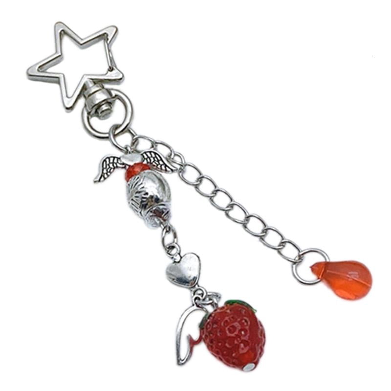 ANXPTIME Delicate Beaded Keyrings Pendant Aesthetic Keychain Women's ...