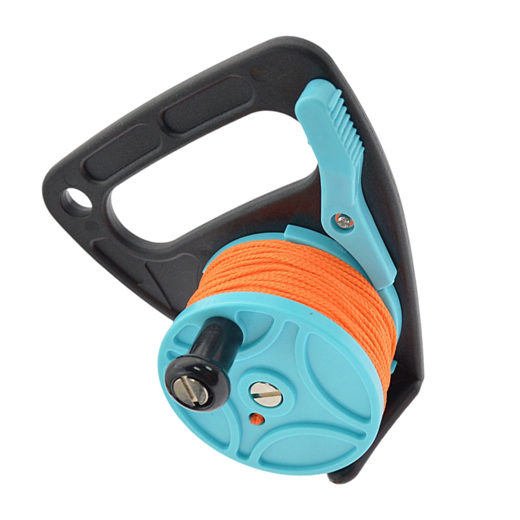 ANXPTIME Diving Reel with Thumb Stoppers Scubas Ratchets Dives Reel ...