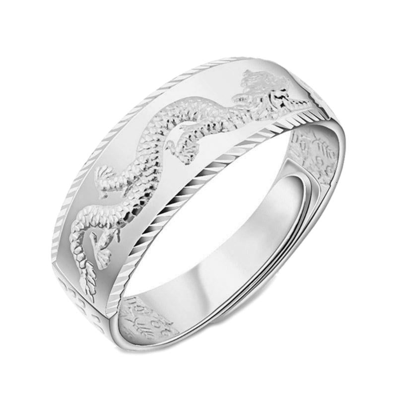 ANXPTIME Dragon Wedding Rings Elegant Finger Jewelry Adjustable Size ...