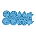 ANXPTIME Earrings Epoxy Resin Mold Ear Studs Dangle Casting Silicone ...