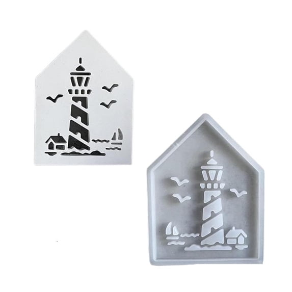 ANXPTIME Easy To Use Silicone Light House Shape Mold For DIY Art And ...