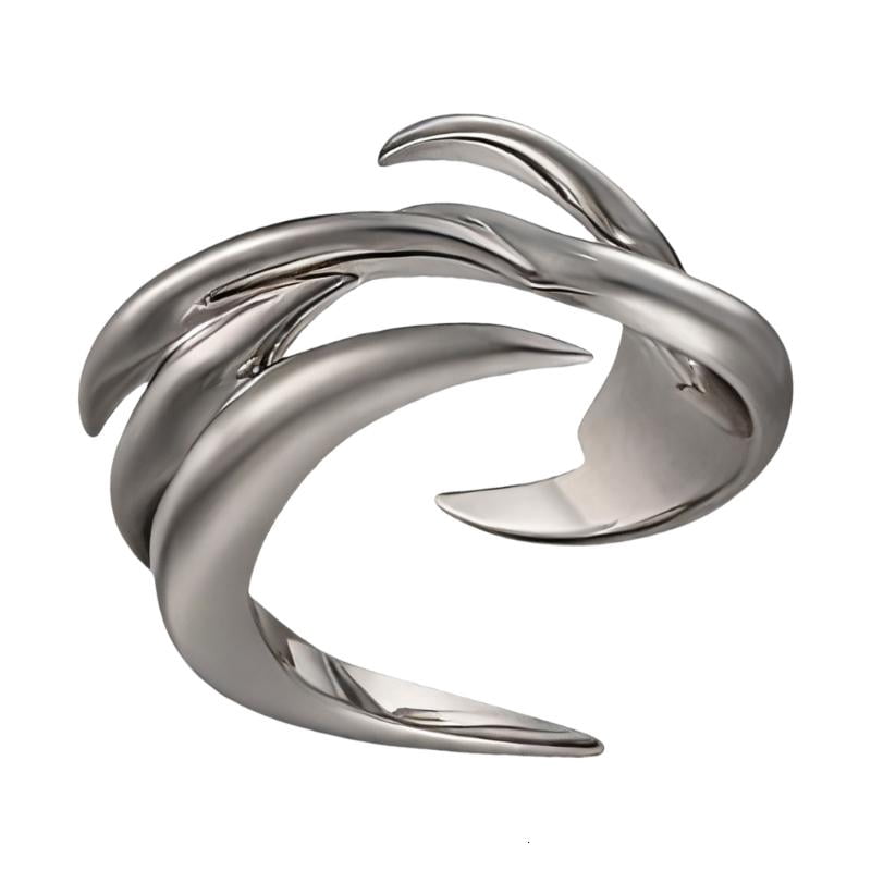 ANXPTIME Edgy Dragon Claw Shaped Ring Hypoallergenically Alloy Comfort ...
