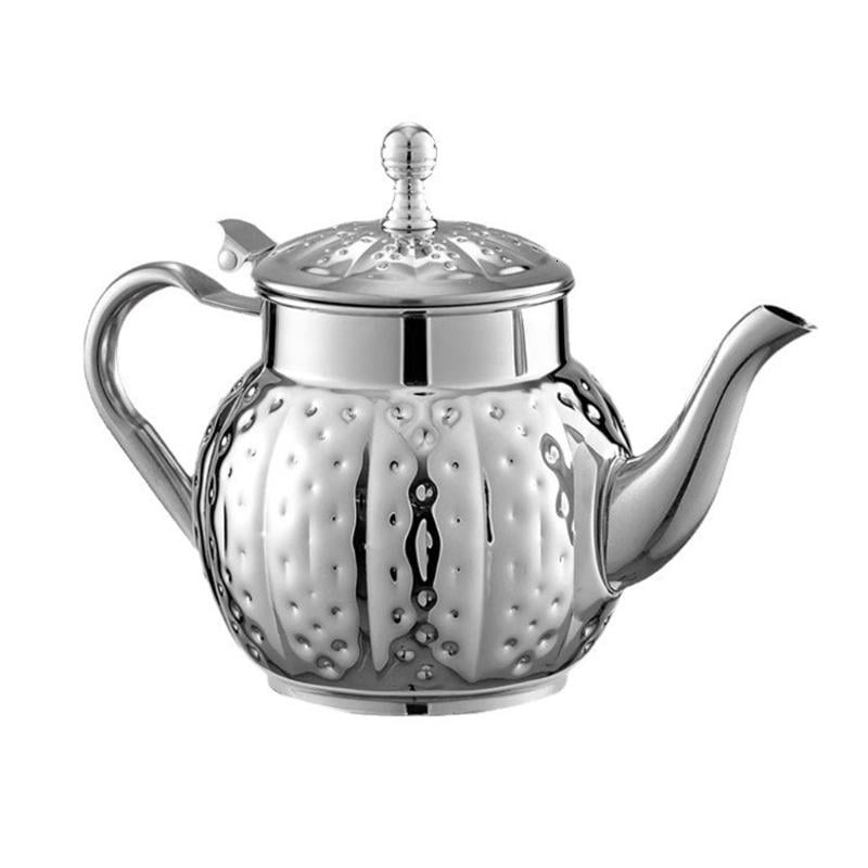 ANXPTIME Elegant Electroplated Tea Pot Stainless Steel Teapot with ...